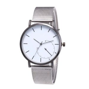 24hours | Accessories | New Unisex Simple Stainless Steel Quartz Watch ...